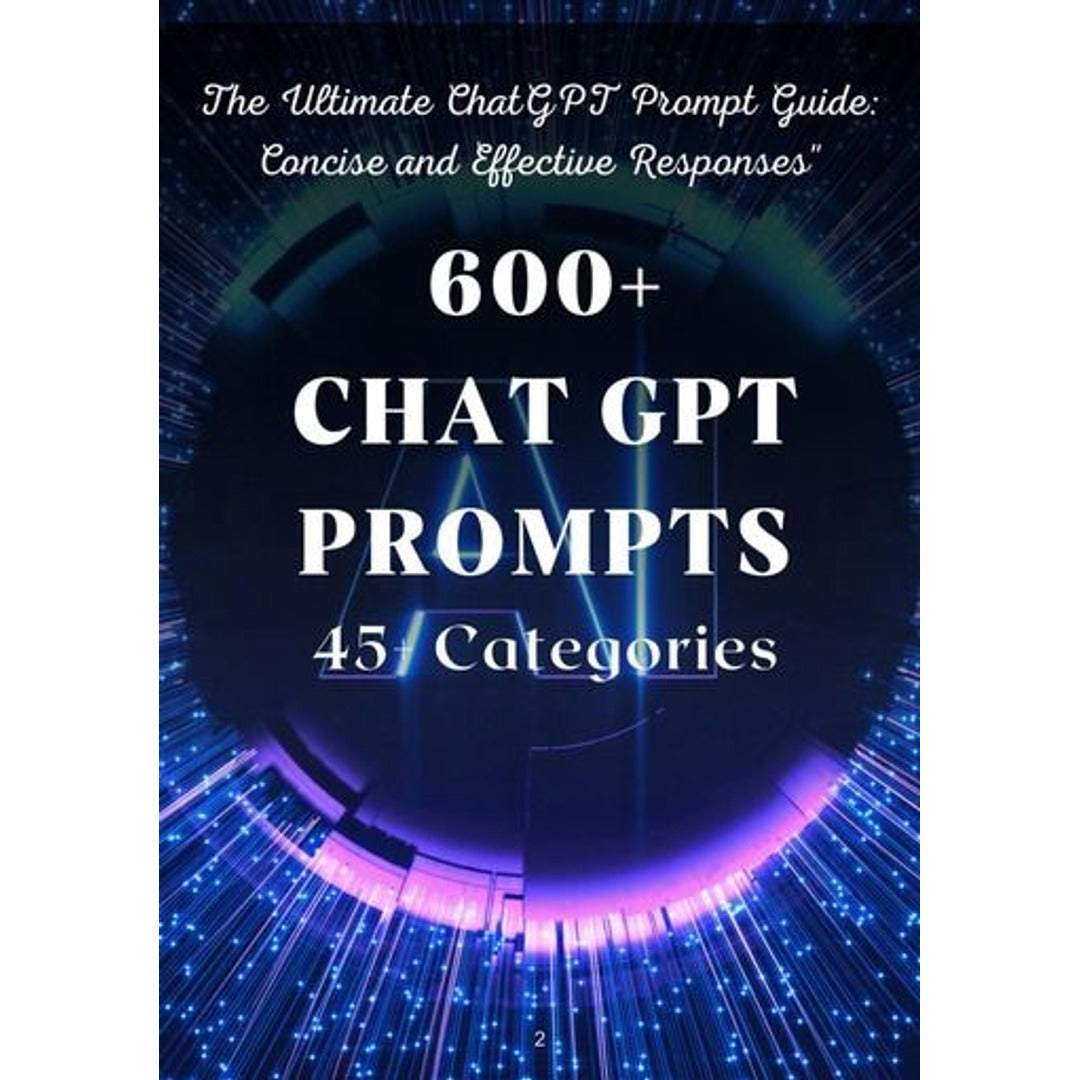 The Ultimate Chat Gpt 600+ Prompt Guide – EnglishBookHouse